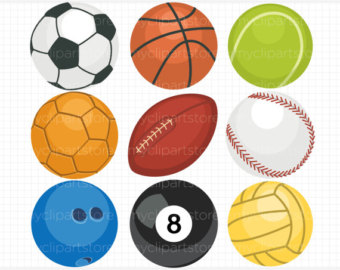 10+ Sport Balls Clipart | ClipartLook
